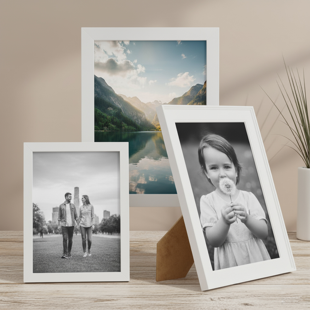 20cm x 15cm Photo Frames | Stylish Wooden Frames | Wall Space