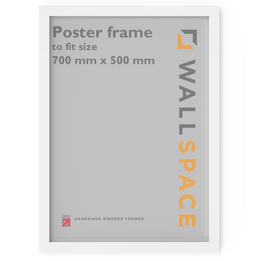 White Wooden Poster Frame - 500mm x 700mm